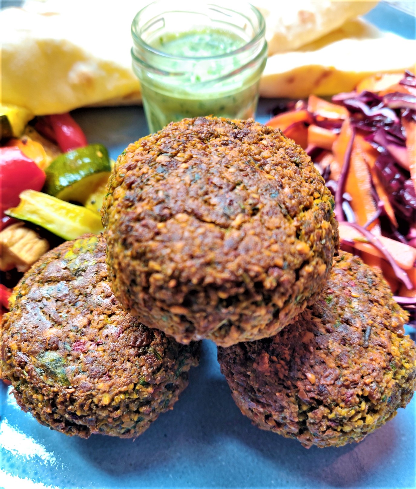 Feta Stuffed Falafel (Baked) - Food Notes